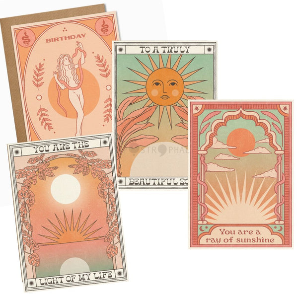 Vintage Inspired Greeting Cards Designed by UK Artist - Goddess Sun Mo ...